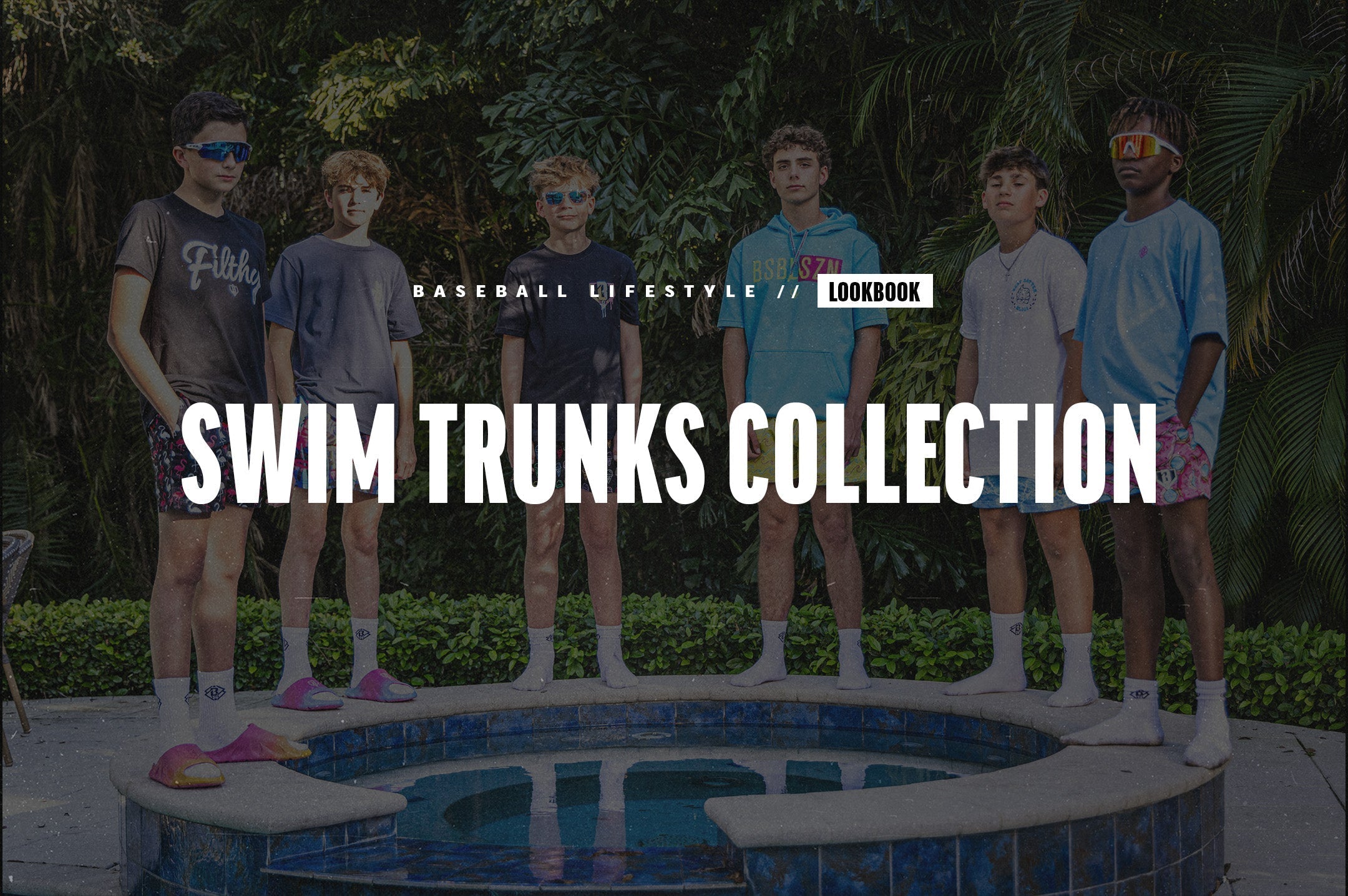Swim Trunks Collection Lookbook - Baseball Lifestyle 101