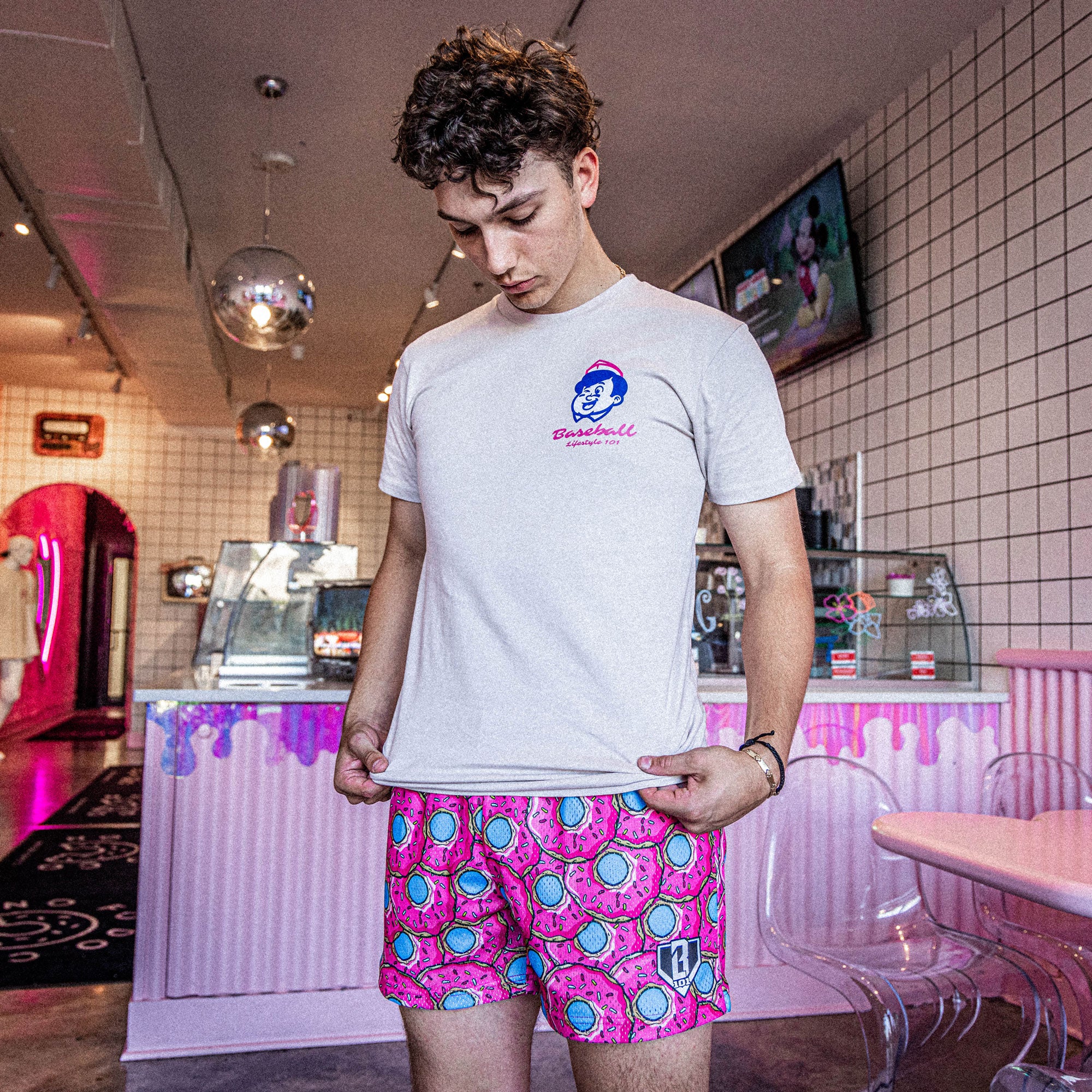 Donut Shorts - Strawberry – Baseball Lifestyle 101