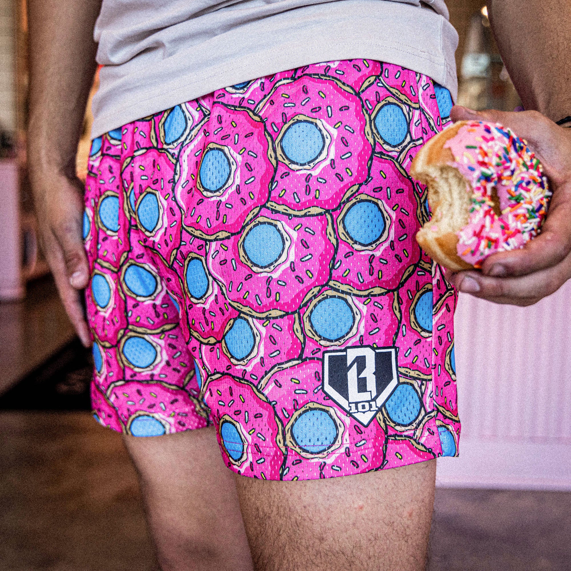 Donut Shorts - Strawberry – Baseball Lifestyle 101