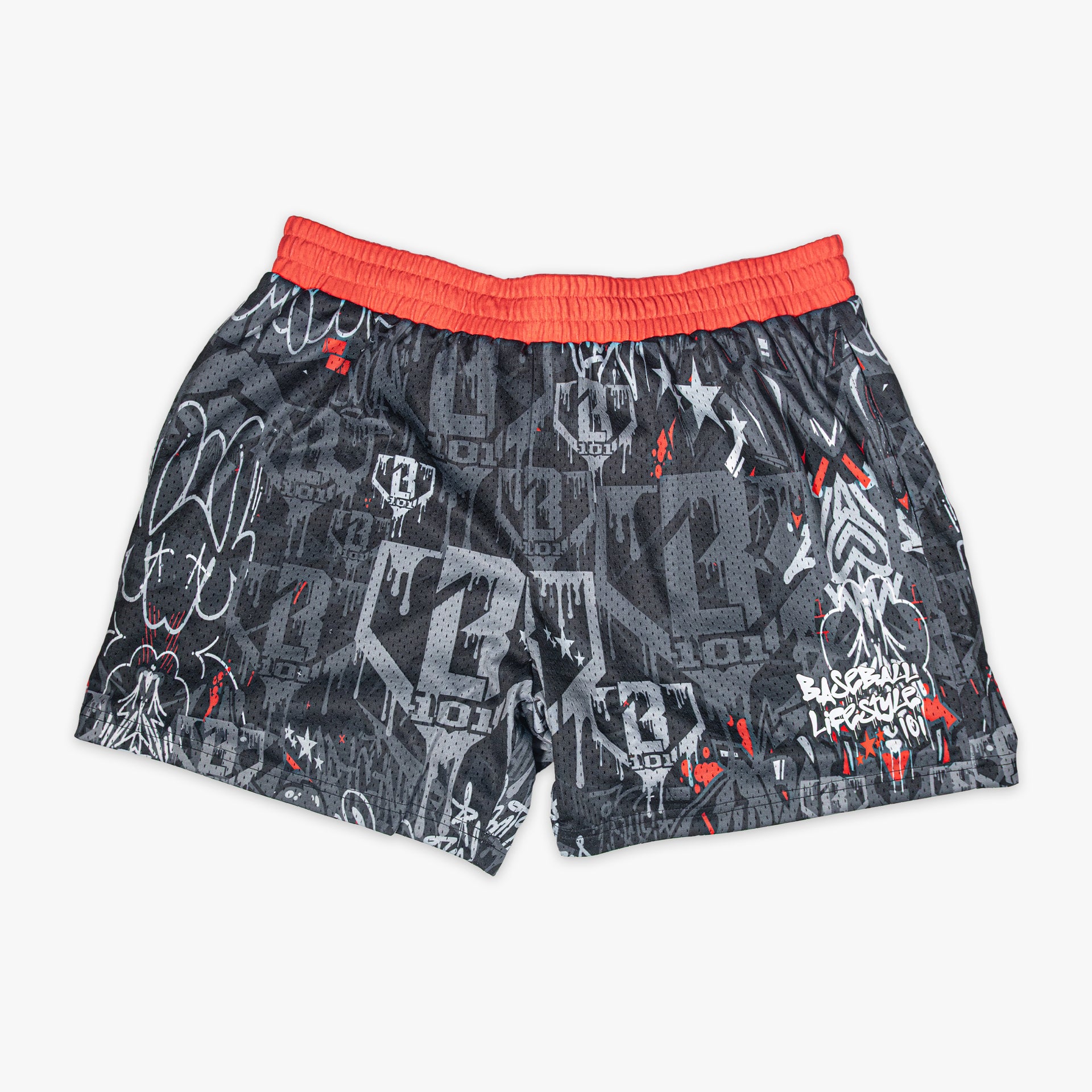 Night Game Drip Youth Shorts - Baseball Lifestyle 101