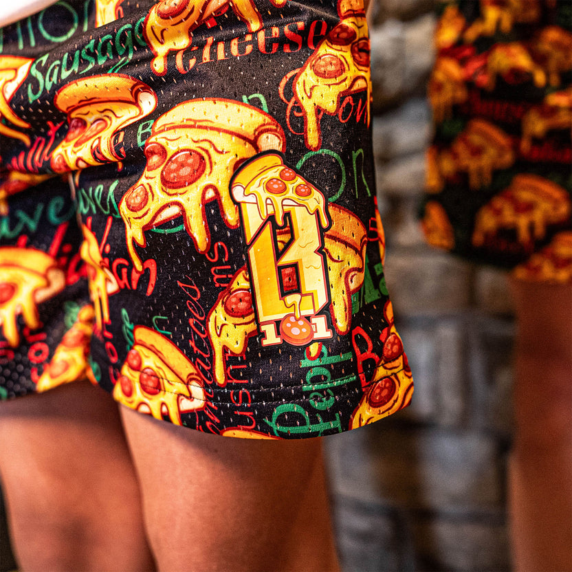 Pizza Youth Shorts - Baseball Lifestyle 101