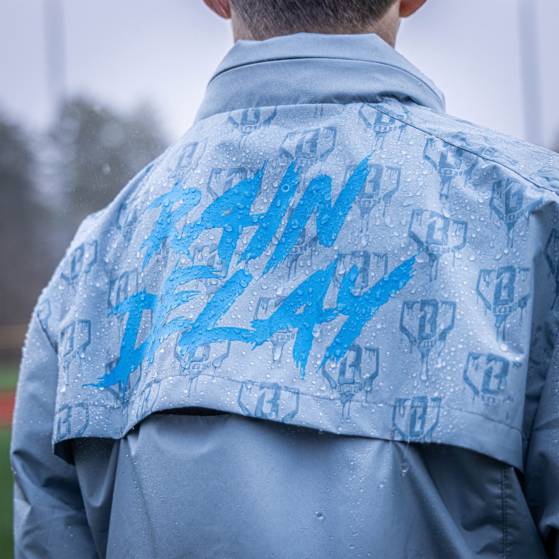 Rain Delay Jacket - Gray - Baseball Lifestyle 101