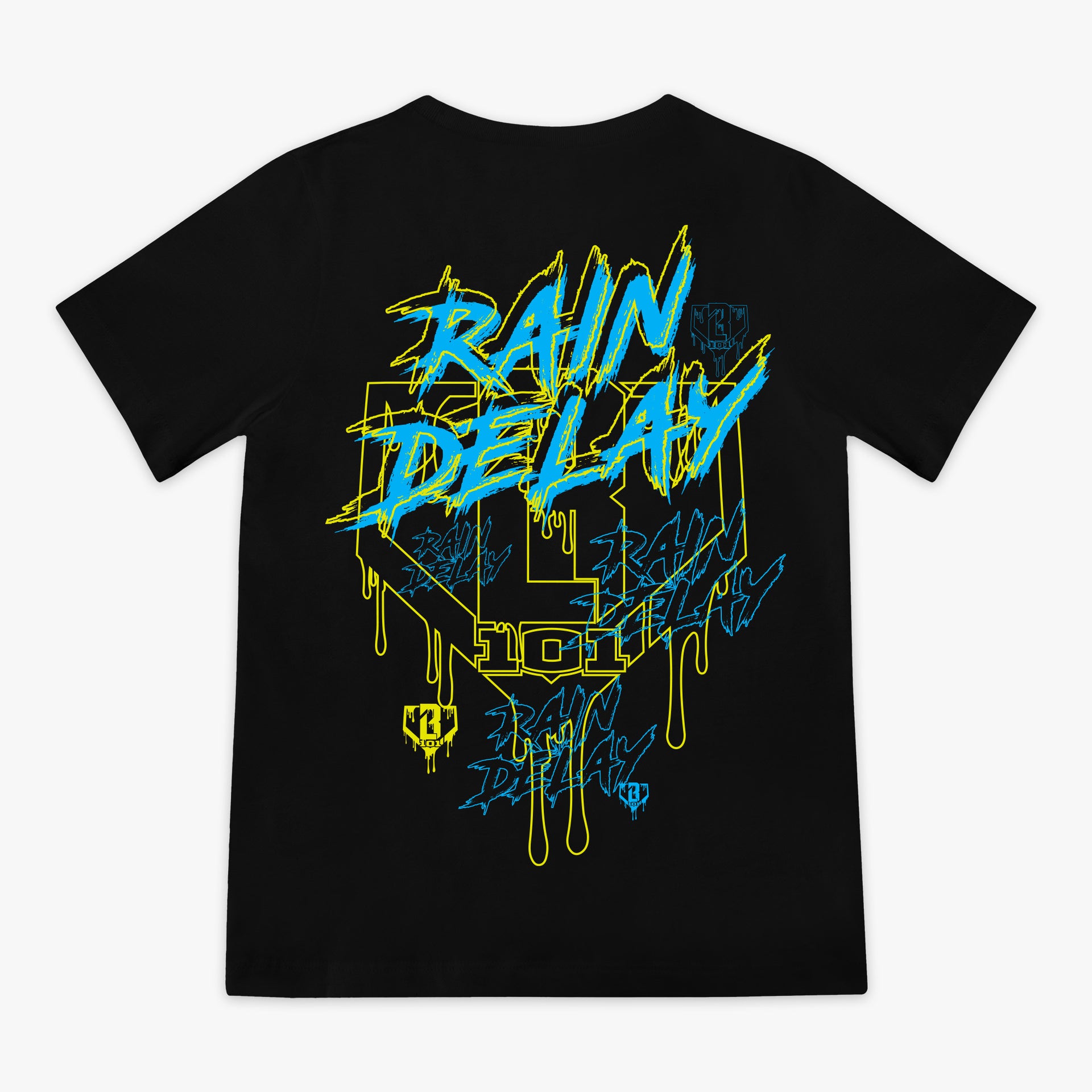 Rain Delay Youth Tee - Black - Baseball Lifestyle 101