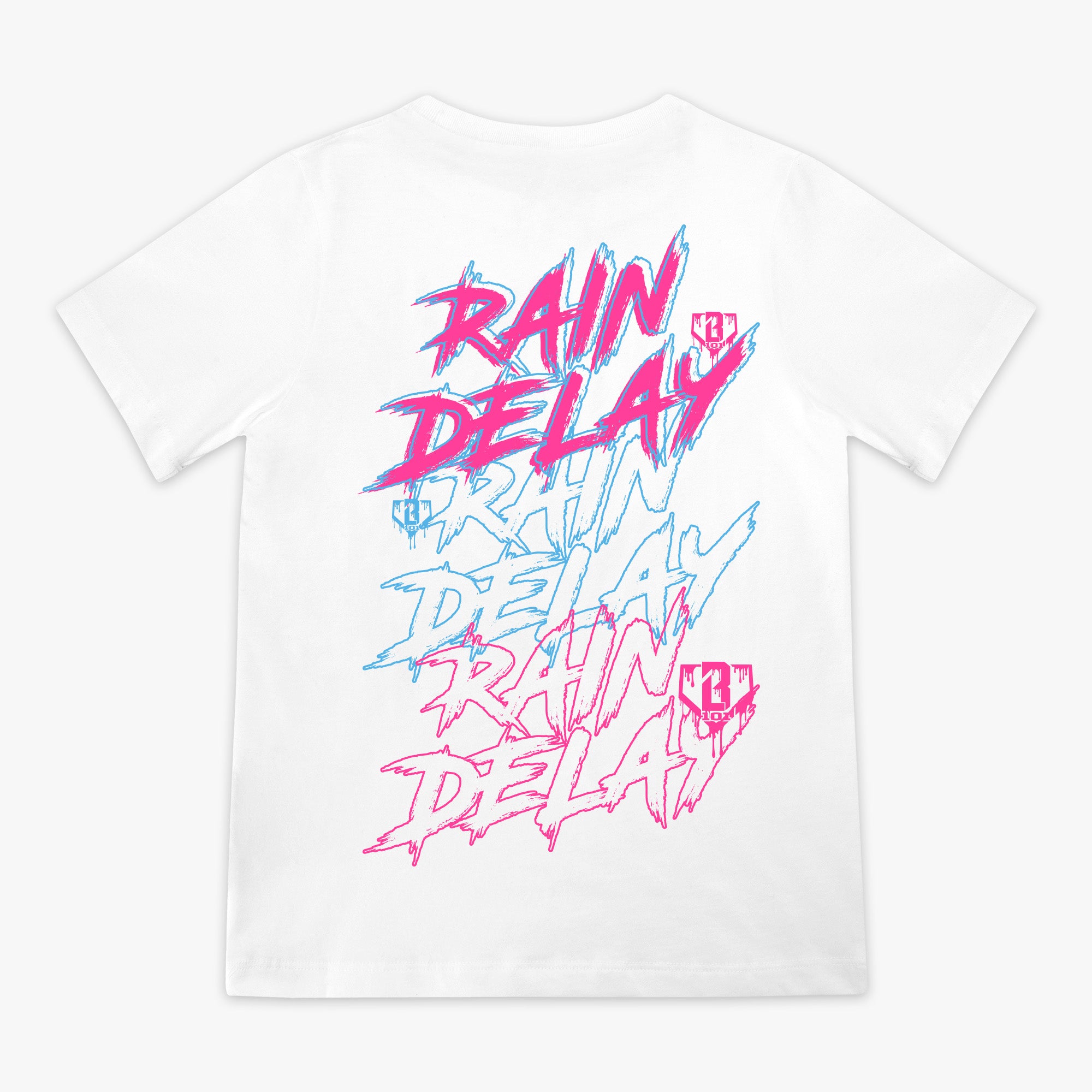 Rain Delay Youth Tee - Cotton Candy - Baseball Lifestyle 101