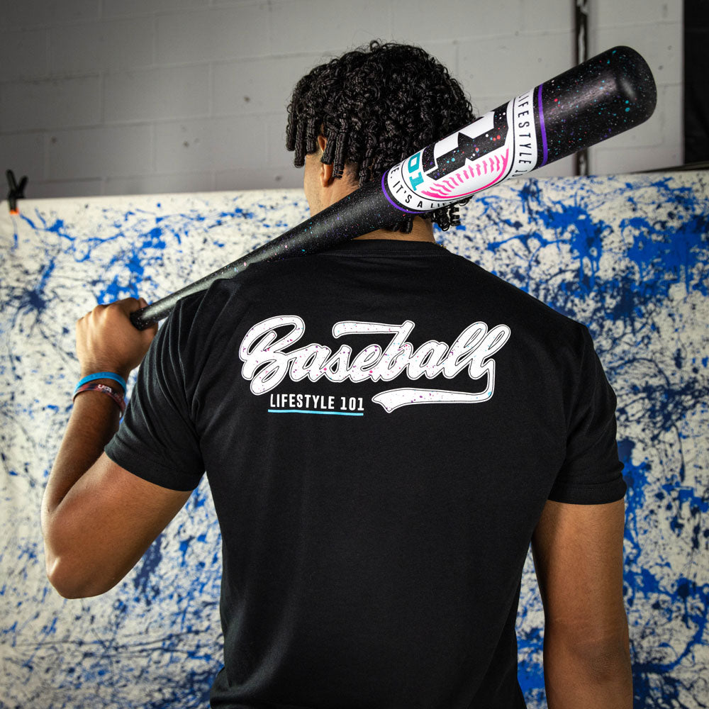 Splatter Tee - Black/White – Baseball Lifestyle 101