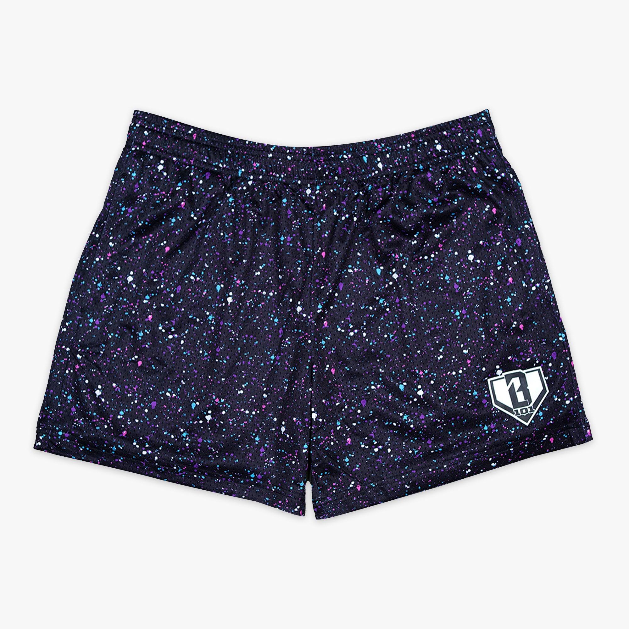 Splatter Shorts - Galaxy - Baseball Lifestyle 101