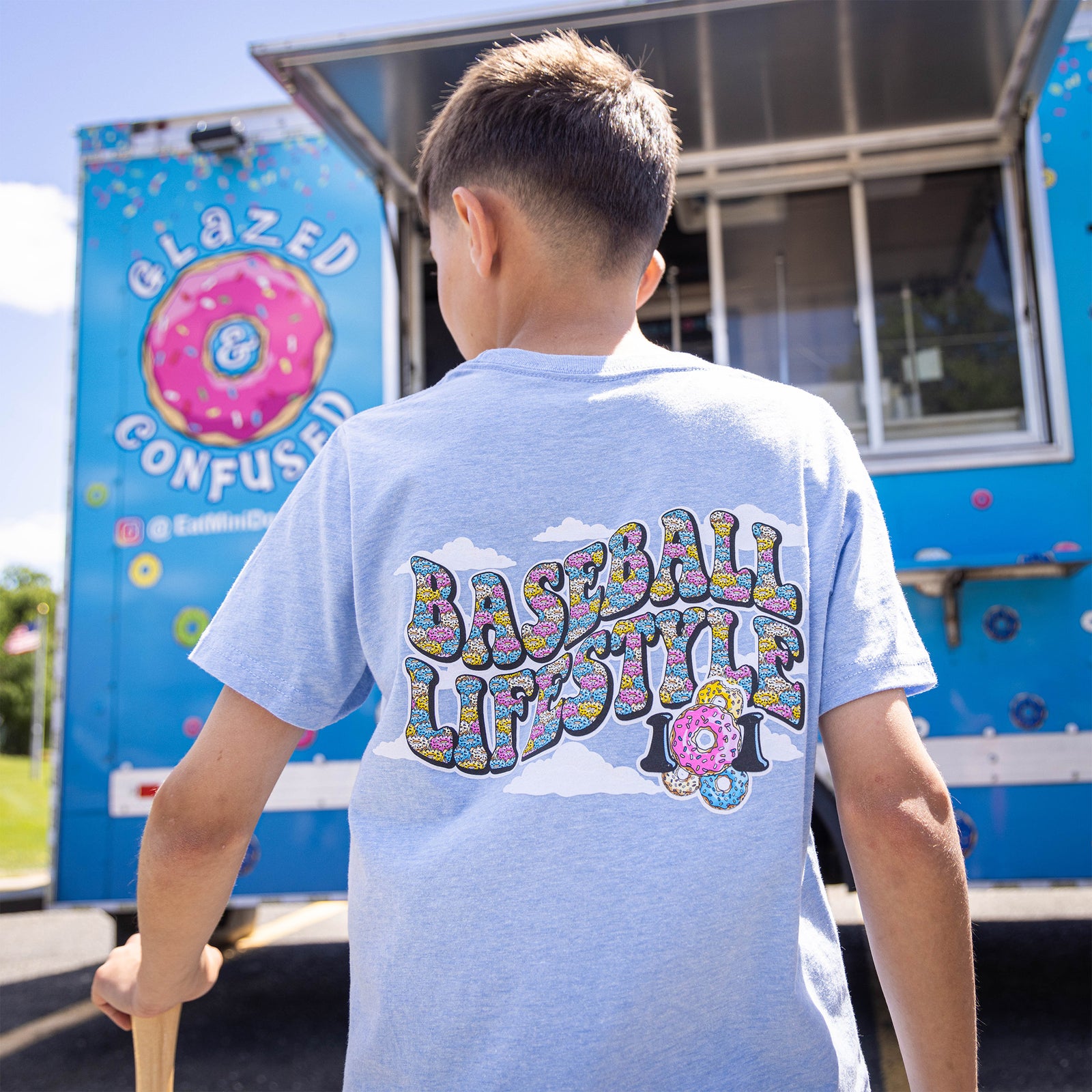 Sugar Rush Donut Youth Tee - Baseball Lifestyle 101