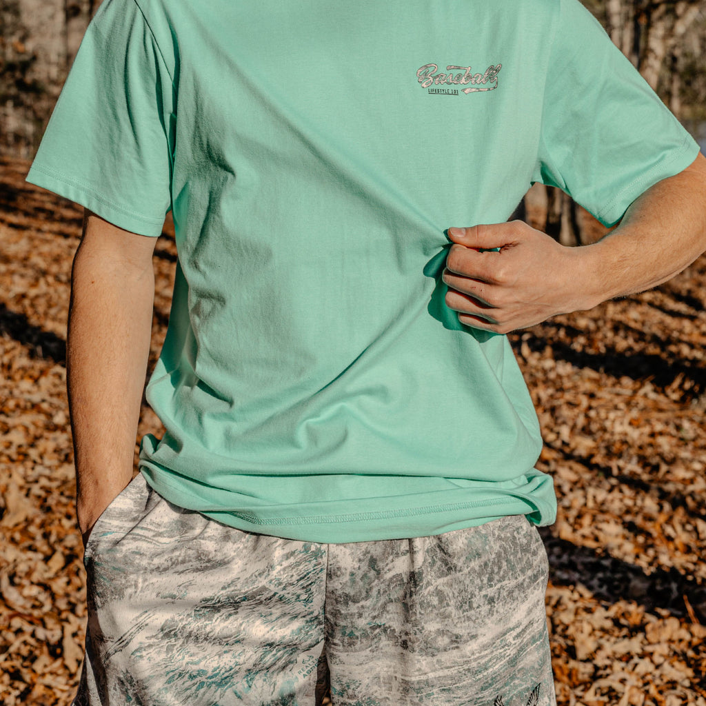 Realtree Established Youth Tee - Teal/Aspect-Arctic - Baseball ...