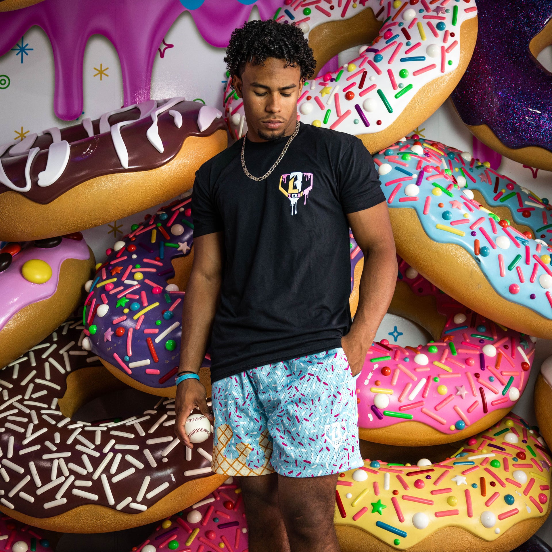 Ice Cream Shorts - Cotton Candy – Baseball Lifestyle 101