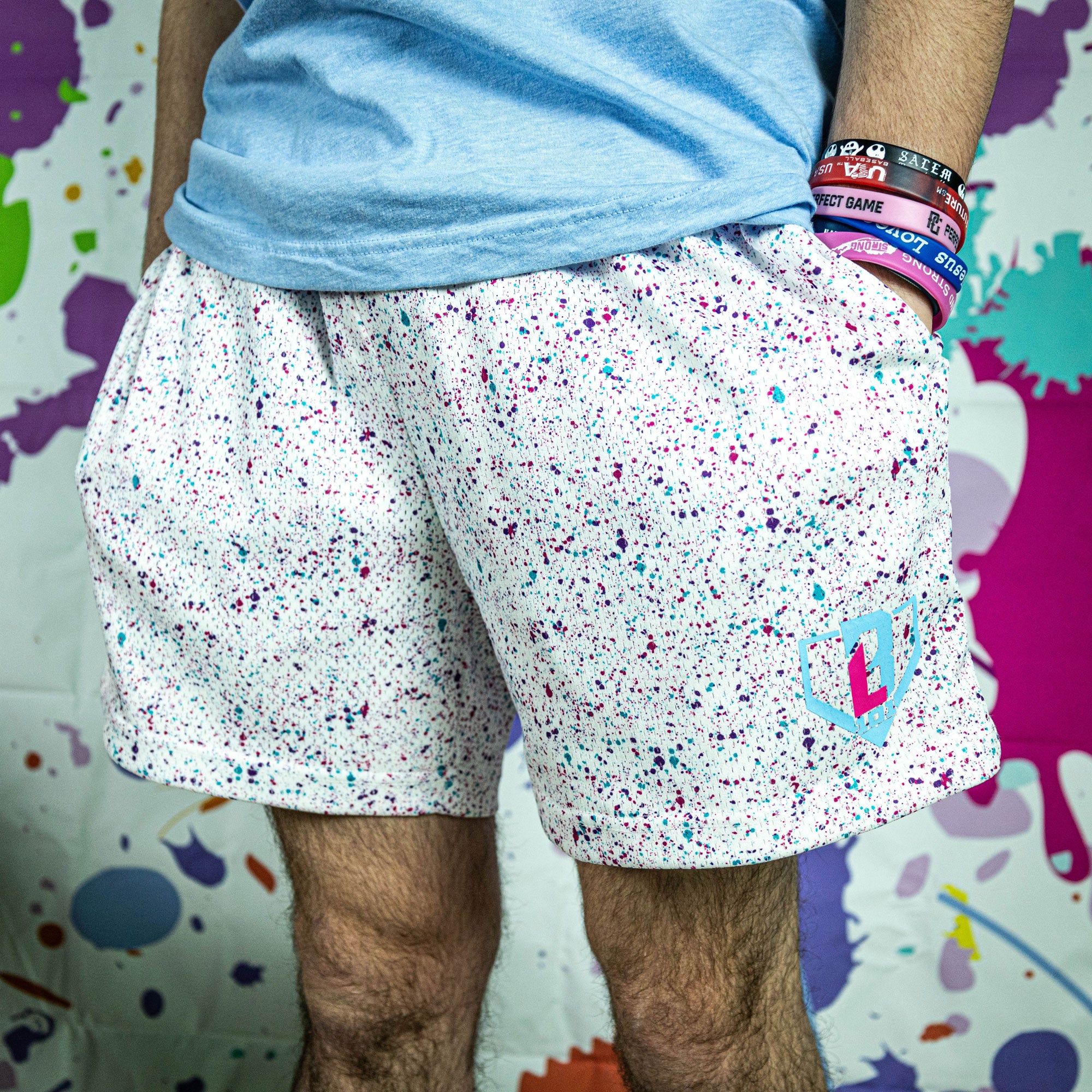 Splatter Shorts – Baseball Lifestyle 101